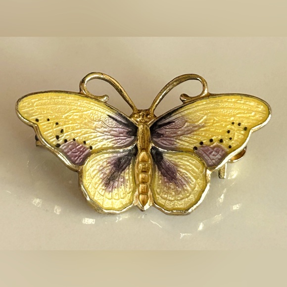 Hroar Prydz | Jewelry | Vintage Hroar Prydz Norway Small Butterfly ...
